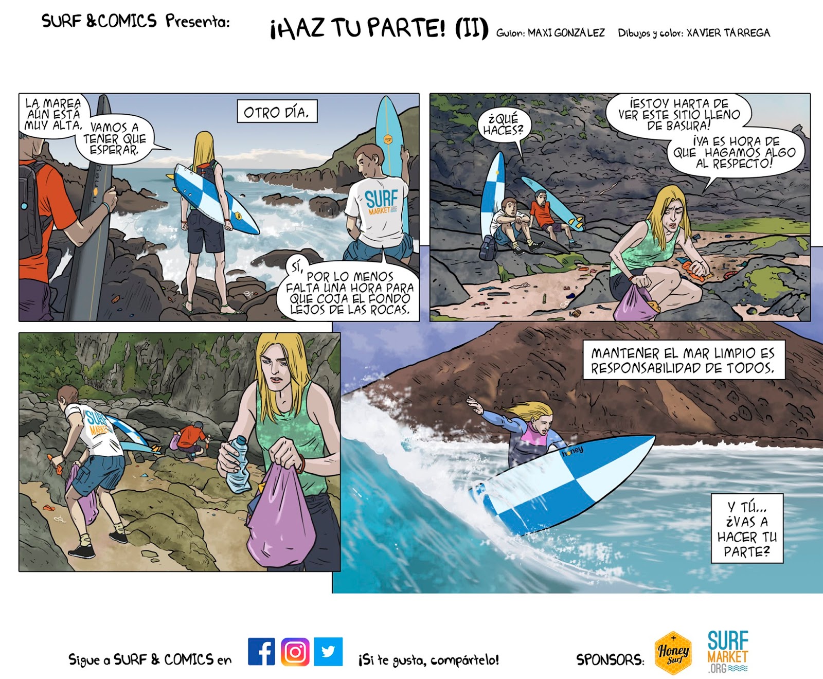 Surfista, ¡Haz tu Parte! El Comic - TODOSURF